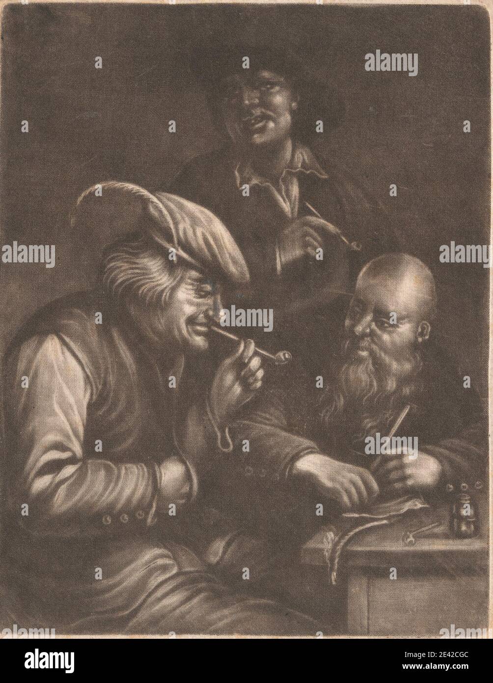 Print made by John Smith, 1652â€“1743, British, Smokers, undated ...