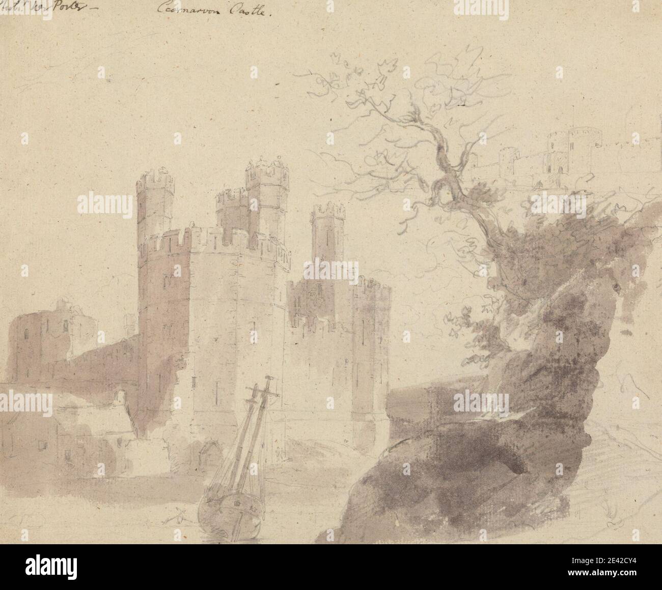 Sir Robert Kerr Porter, 1777â€“1842, British, Caernarvon Castle ...