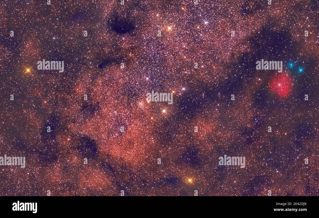 Small star cloud in the constellation Sagittarius Stock Photo - Alamy