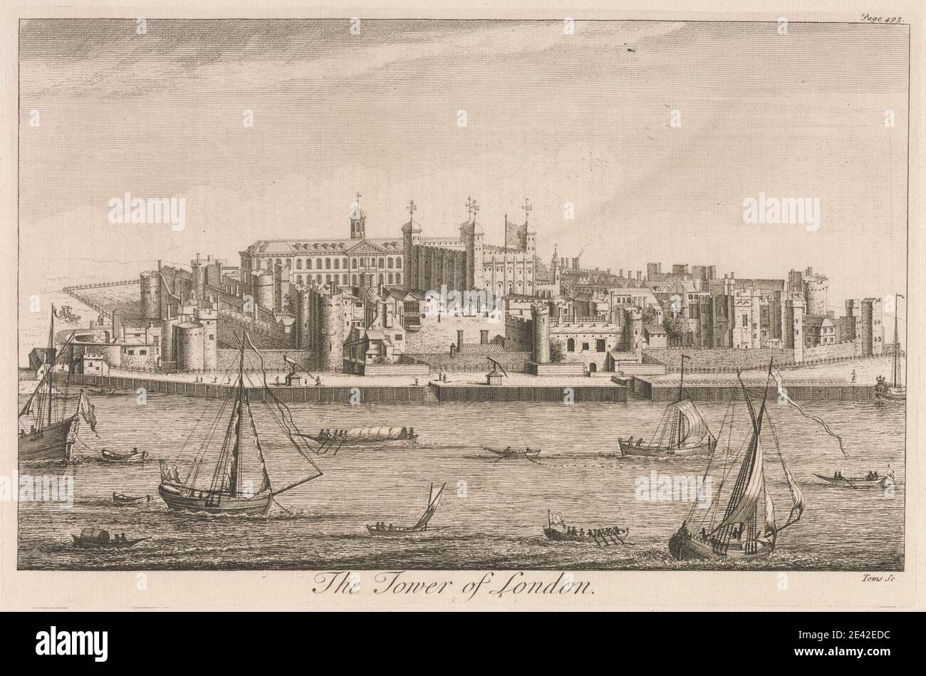 William Henry Toms, ca. 1700â€“ca. 1750, British, The Tower of London ...