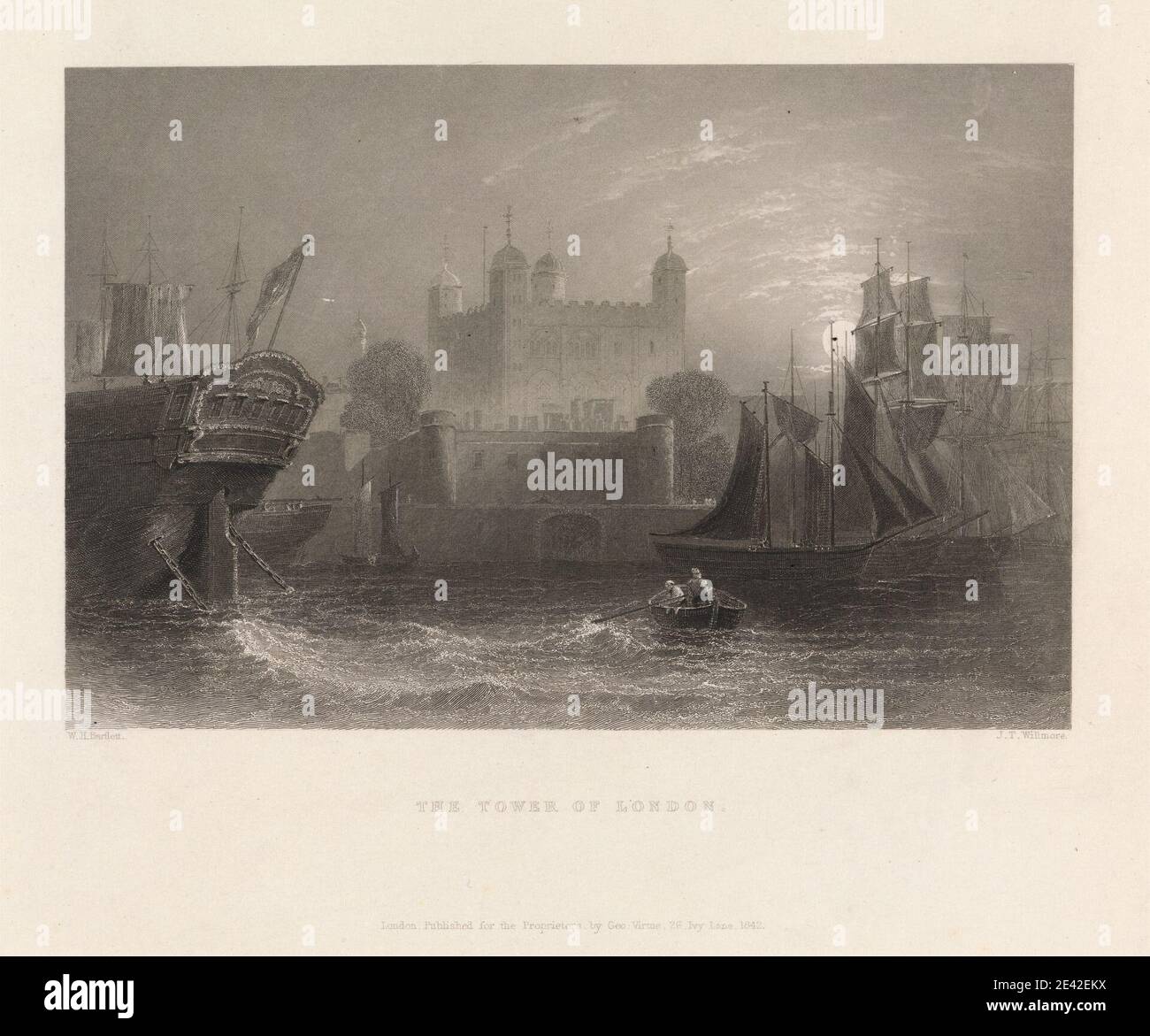 1842 engraving hi-res stock photography and images - Alamy