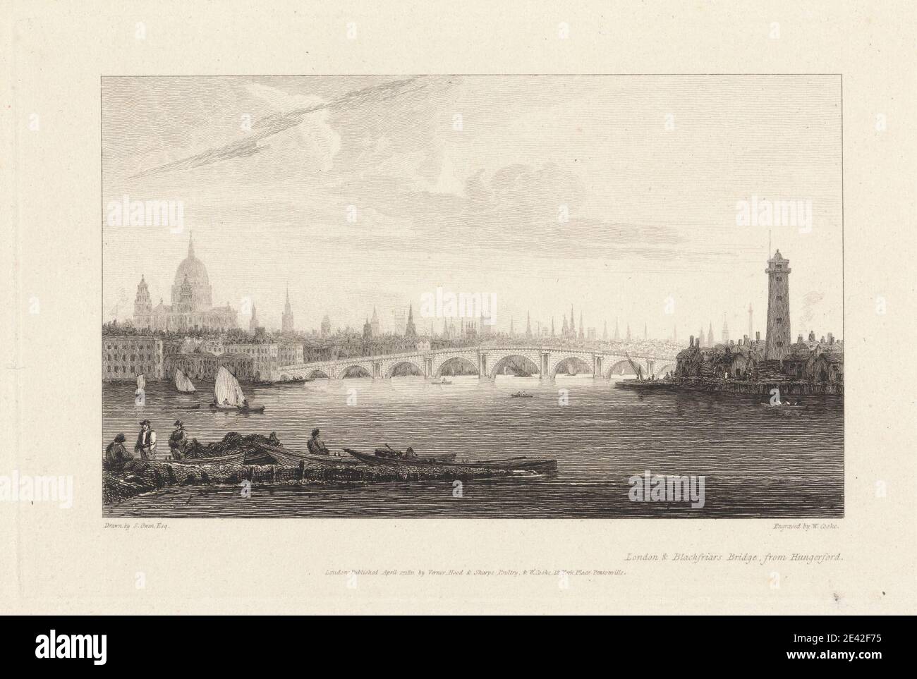 William Bernard Cooke, 1778â€“1855, British, London and Blackfriars ...