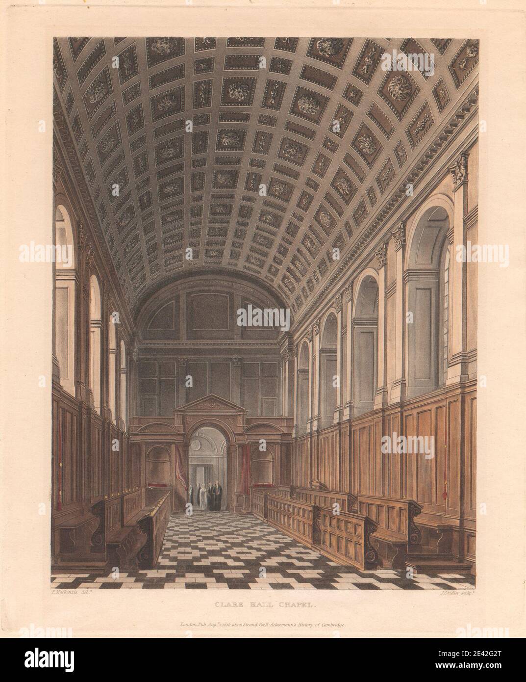 Joseph Constantine Stadler, active 1780â€“1812, British, Clare Hall ...