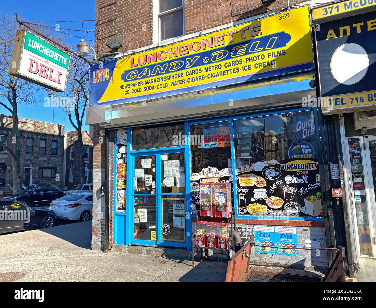 Neighborhood deli & luncheonette on McDonald Avenue in the Kensington ...