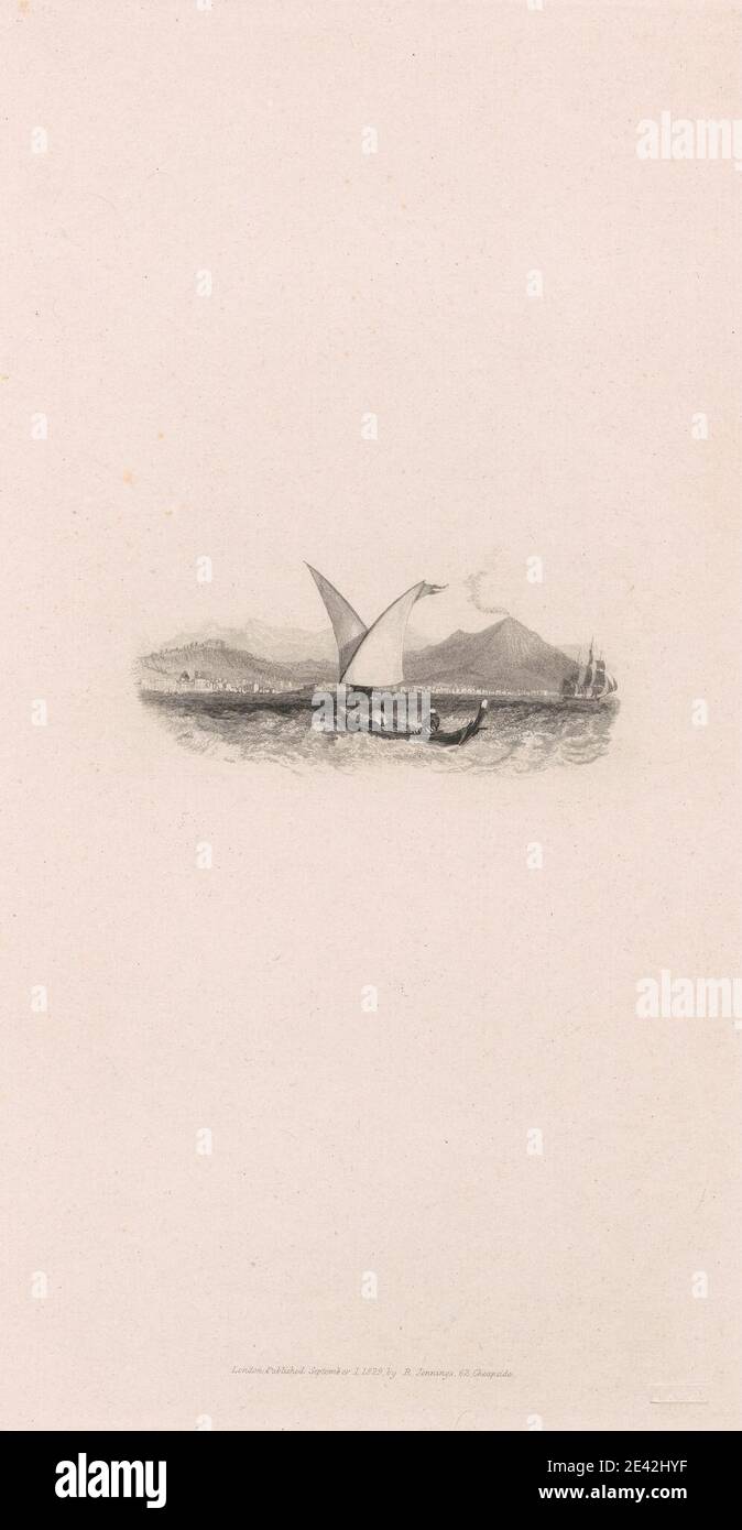 Print made by Edward Alfred Goodall, 1819â€“1908, British, Naples, 1829 ...