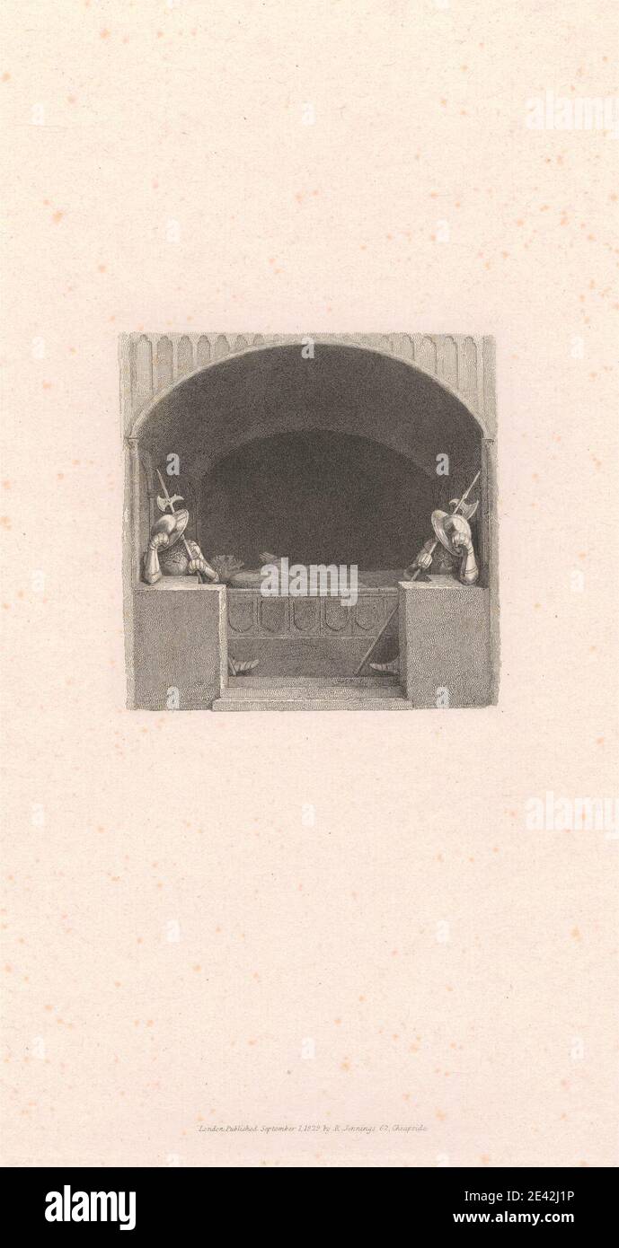 Edward Alfred Goodall, 1819â€“1908, British, A Tomb, 1830. Etching and ...