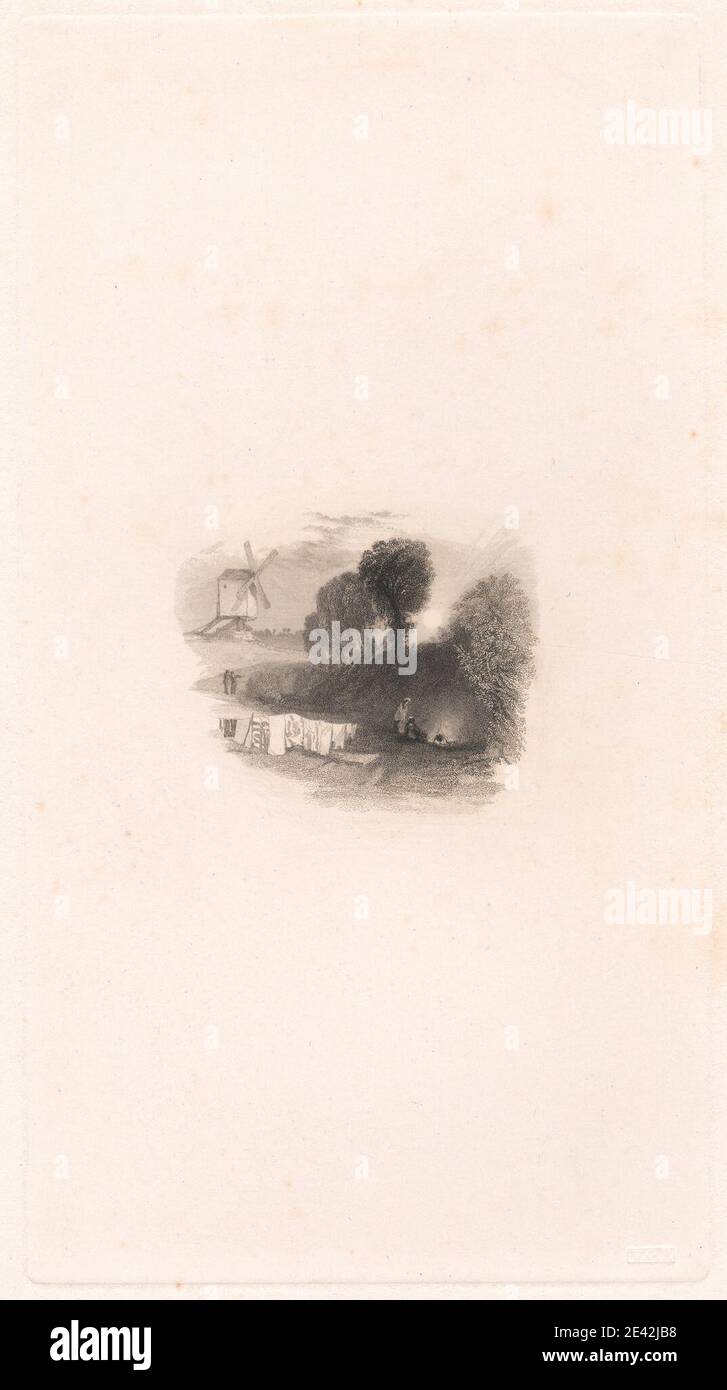 Edward Alfred Goodall, 1819â€“1908, British, The Gipsy, 1834. Line ...