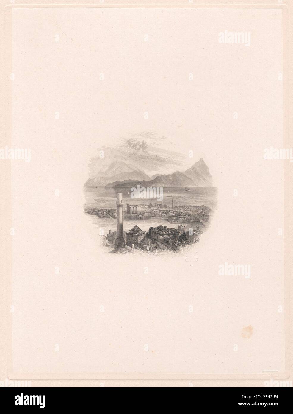 Edward Francis Finden, 1791â€“1857, British, Corinth from the Acropolis ...