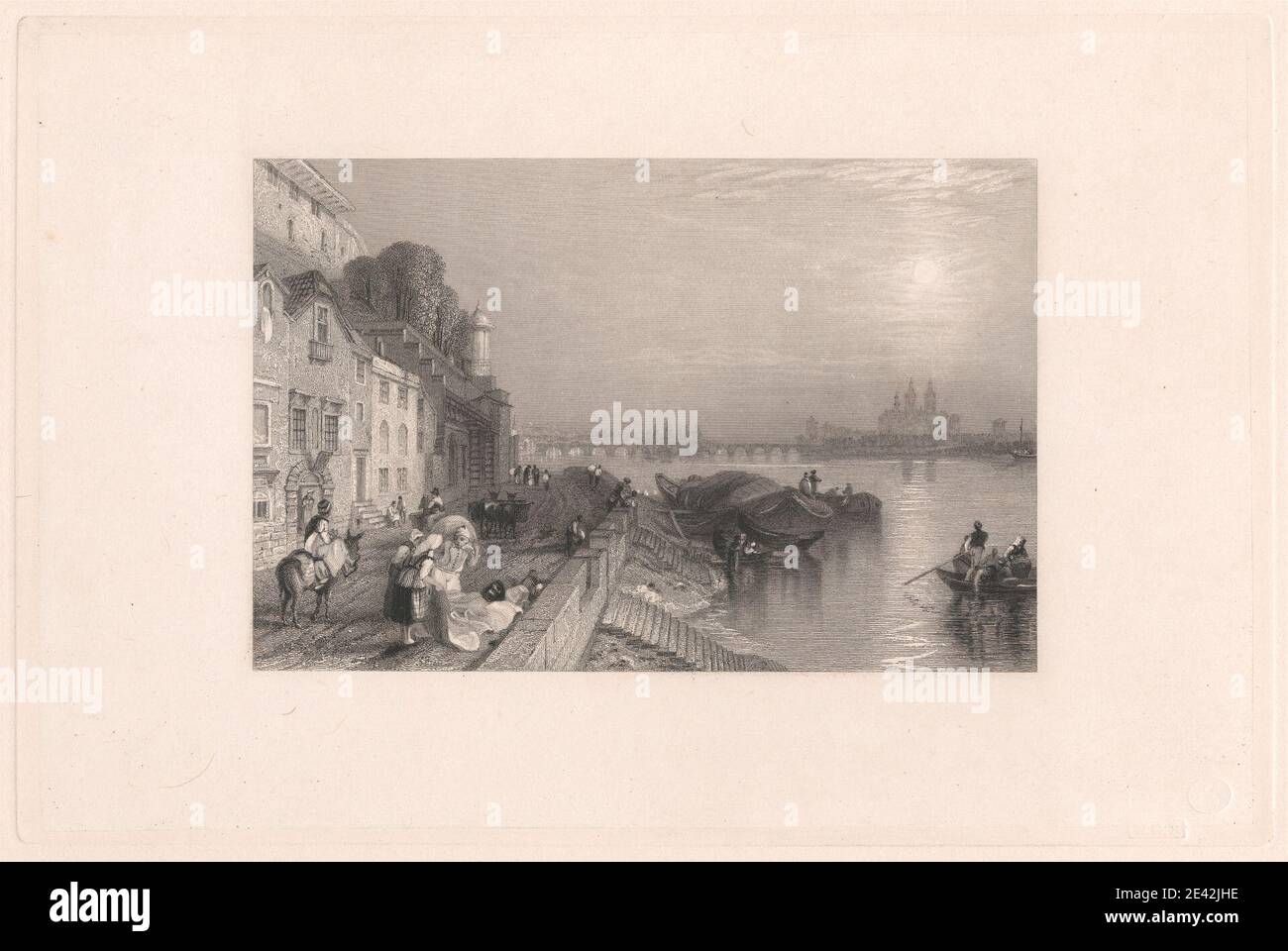 Robert Wallis, 1794â€“1878, British, Tours - looking backwards, 1833 ...