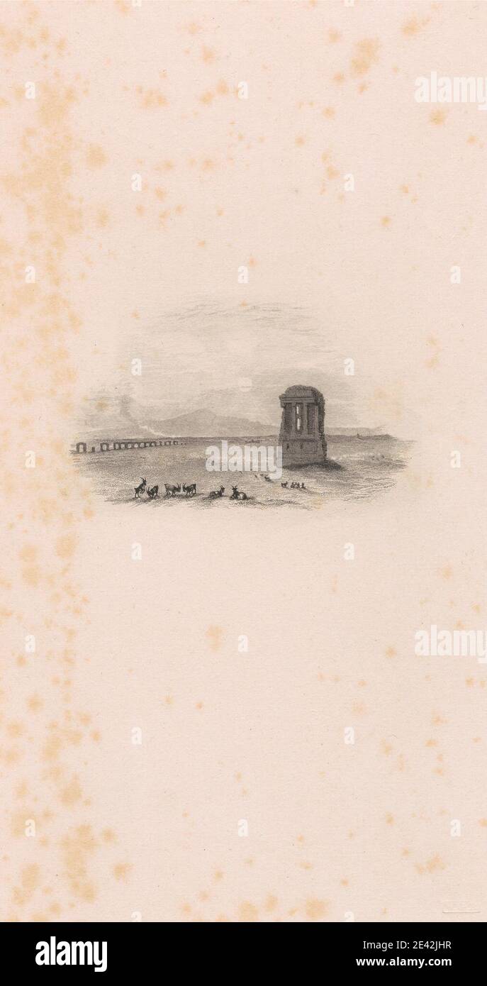 Print made by Edward Goodall, 1795â€“1870, British, The Campagna of ...