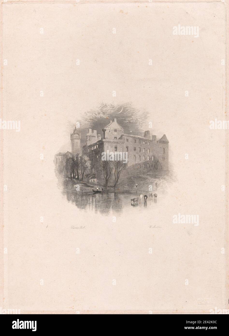 William Miller, 1796â€“1882, British, Linlithgow, 1836. Etching and ...