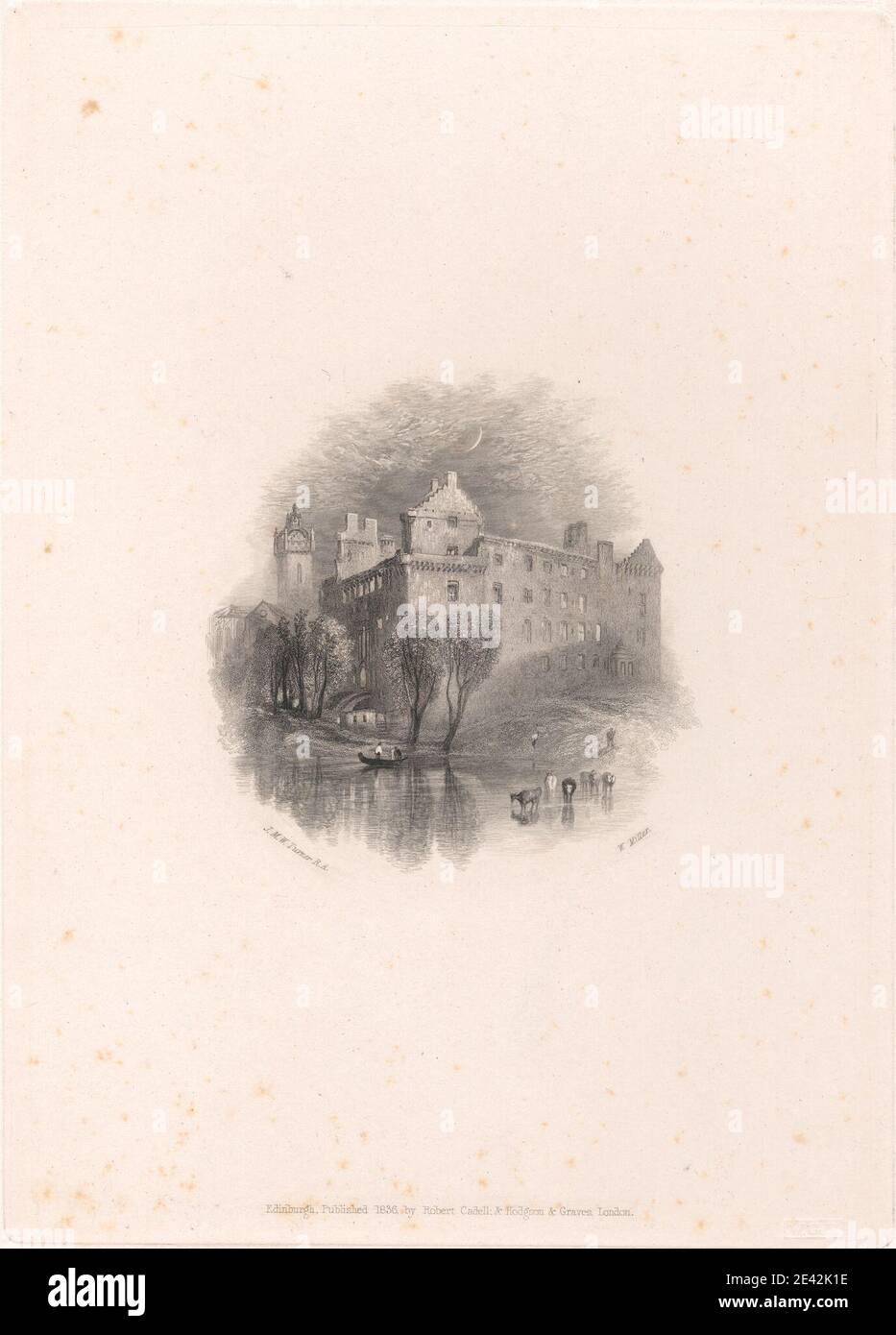 William Miller, 1796â€“1882, British, Linlithgow, 1836. Etching and ...