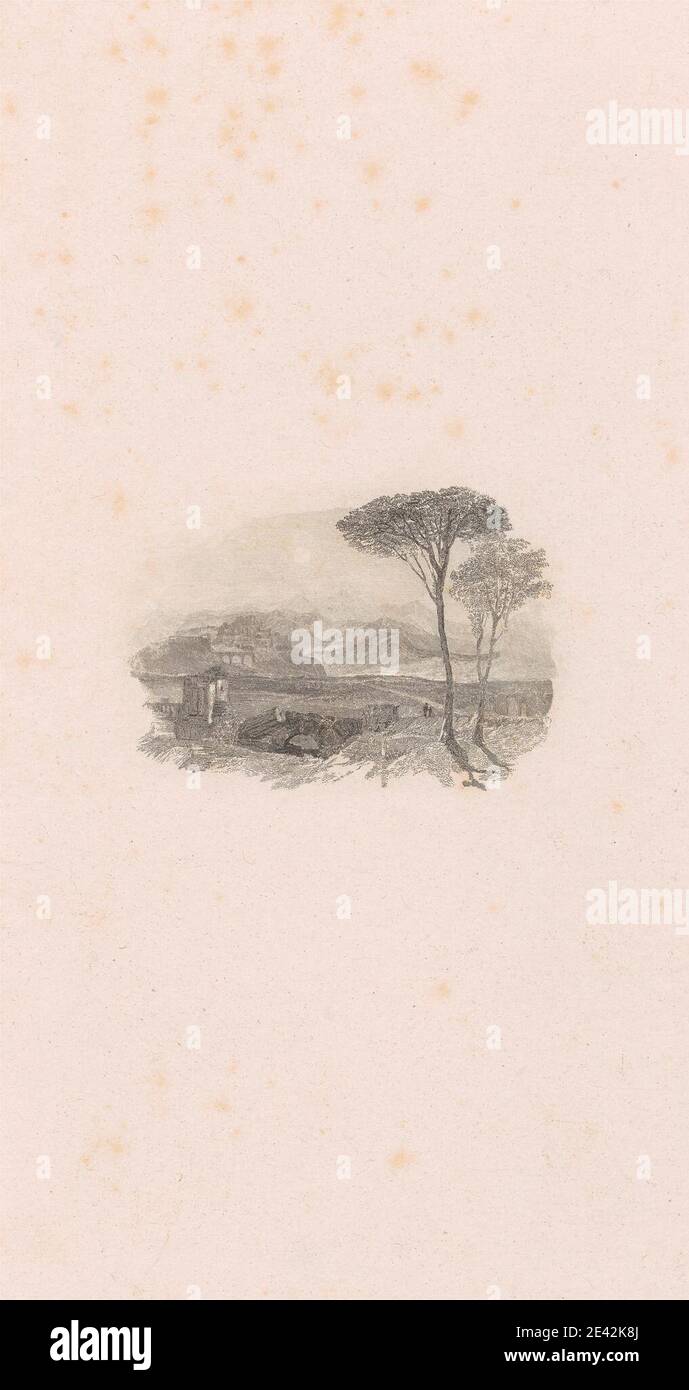 Print made by Edward Goodall, 1795â€“1870, British, Perugia (vignette ...