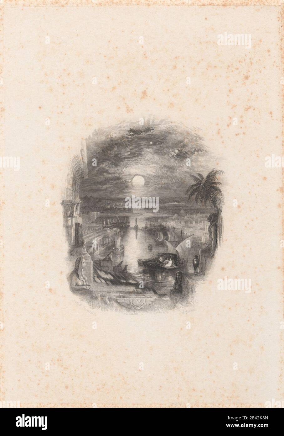 Print made by Edward Goodall, 1795â€“1870, British, The Nile, 1839 ...
