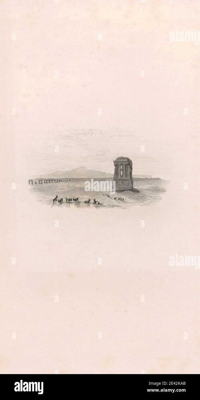 Print made by Edward Goodall, 1795â€“1870, British, The Campagna of ...