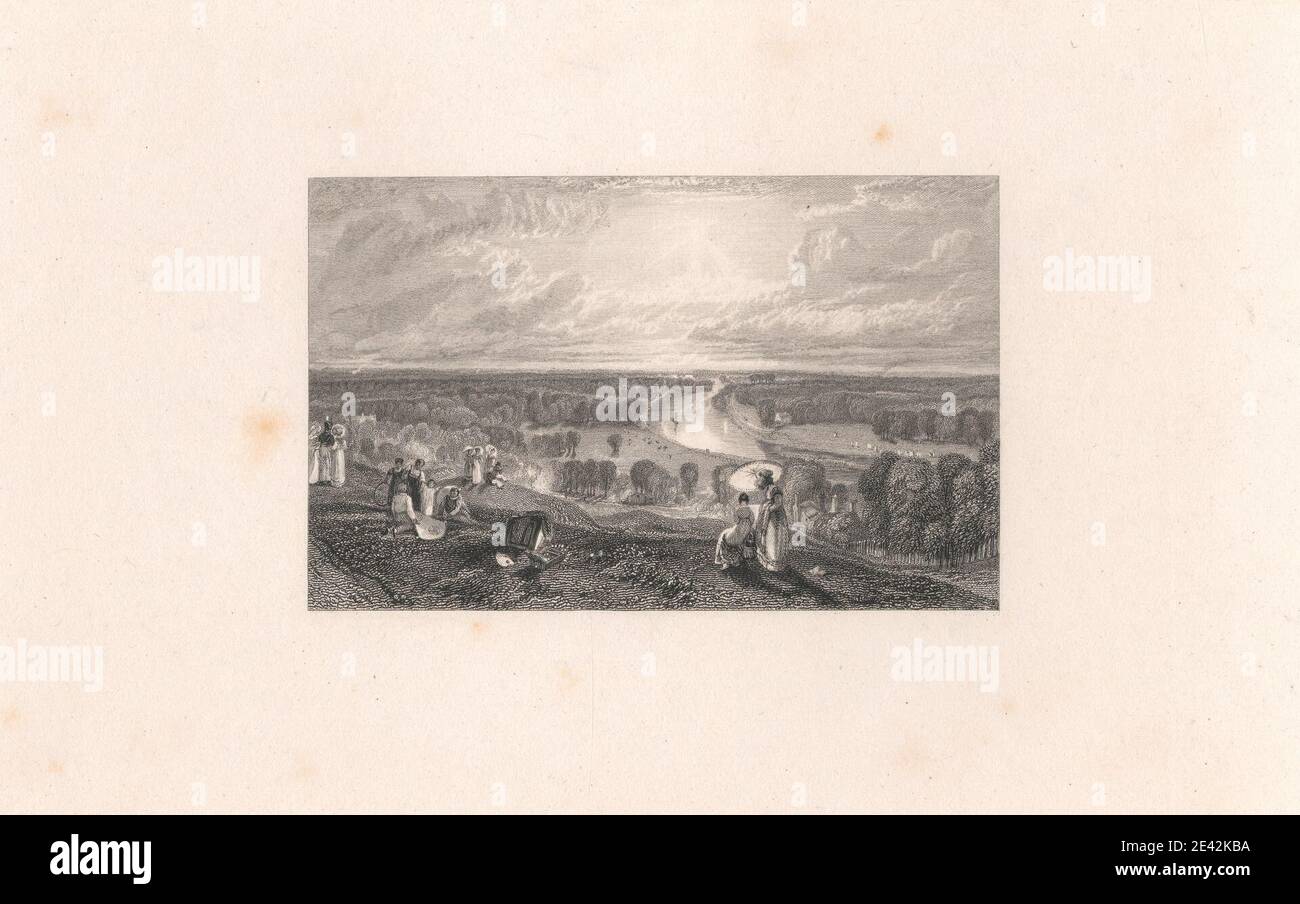 Edward Goodall, 1795â€“1870, British, Richmond Hill, 1826-1832. Line ...