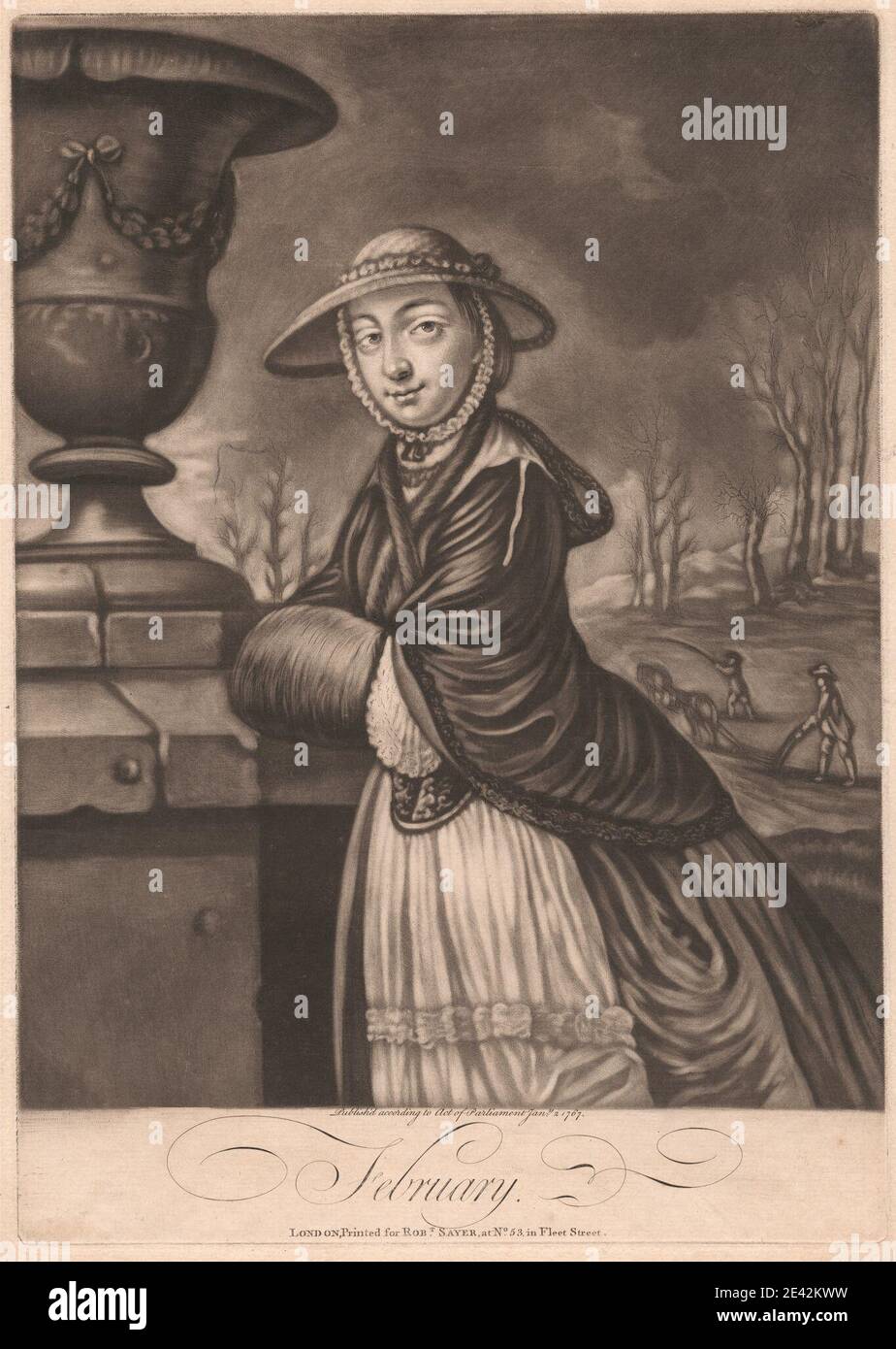 Print made by unknown artist, eighteenth century, February, 1767 ...