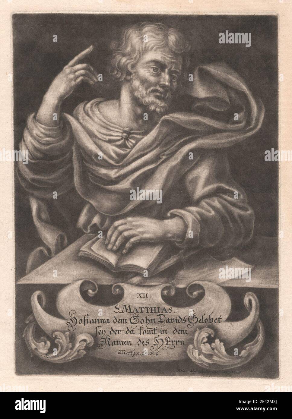 Print made by Elias Nessenthaler, 1664â€“1714, S. Matthias, undated ...