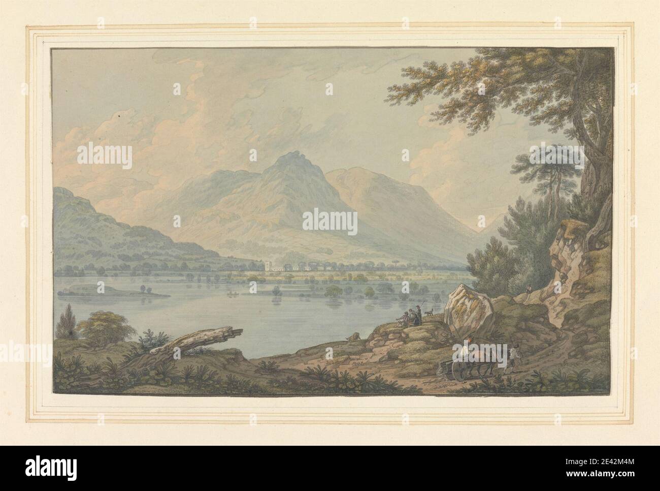 Joseph Farington, 1747â€“1821, British, Grassmere. Pen and ink and ...