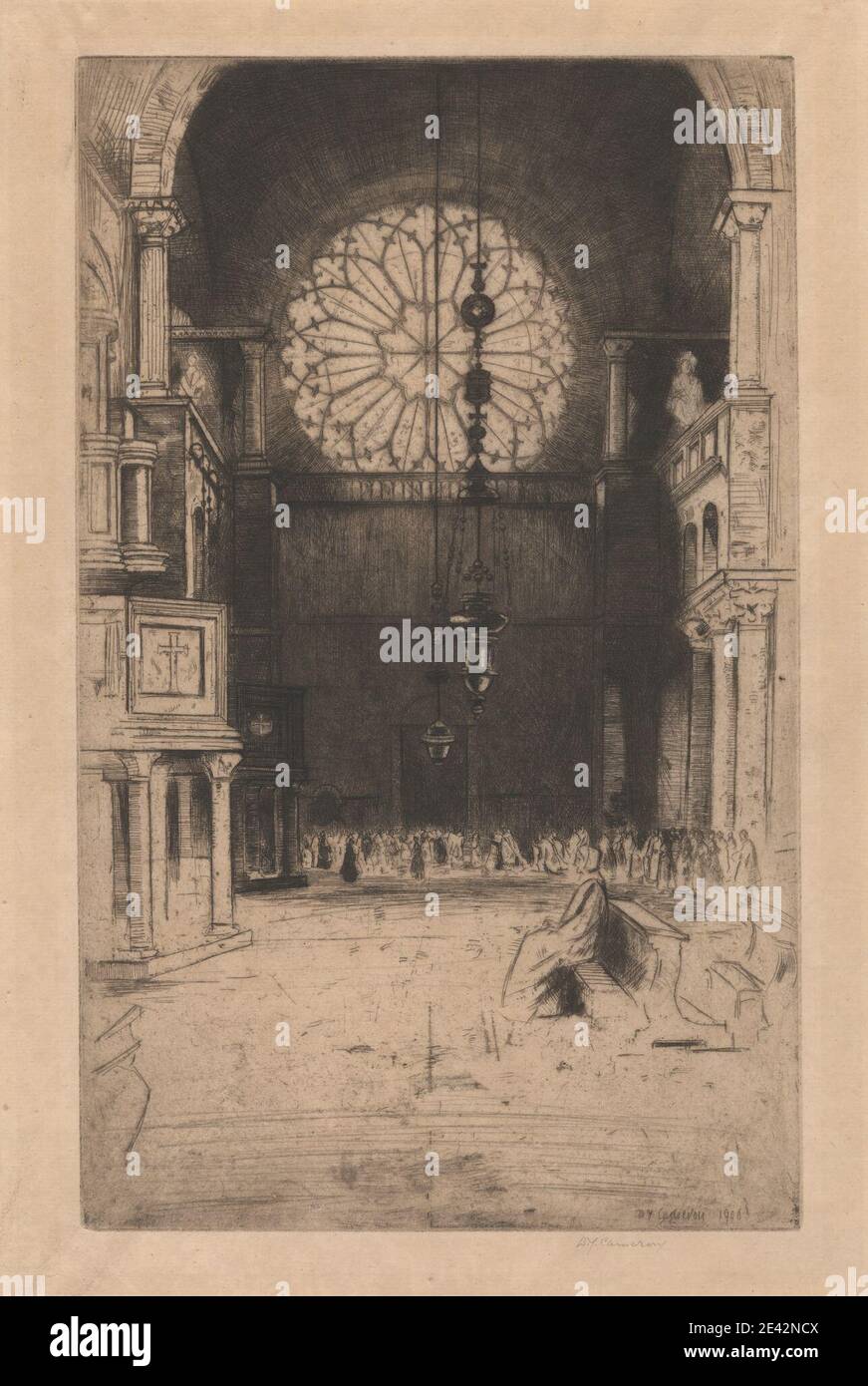 Sir David Young Cameron, 1865â€“1945, British, St. Mark's No. 2, 1900 ...