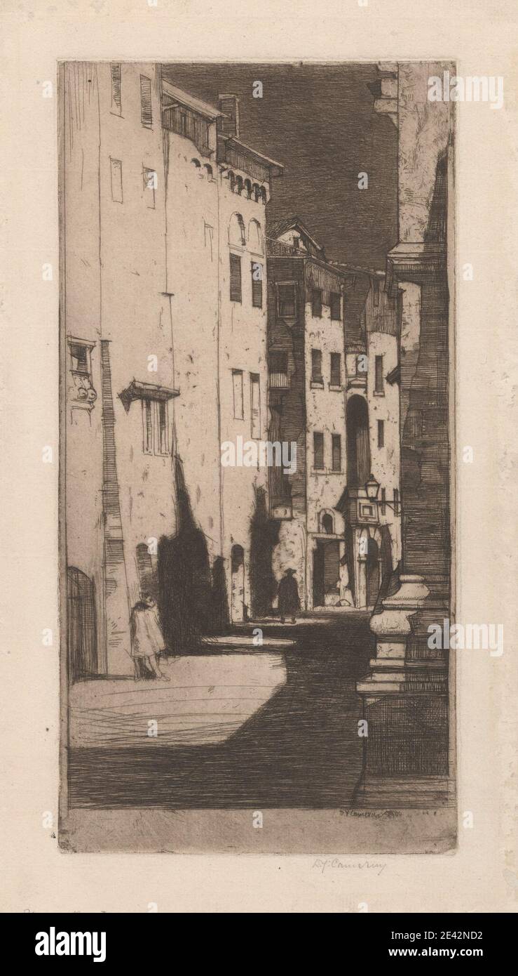 Sir David Young Cameron, 1865â€“1945, British, Siena, 1900. Etching and ...