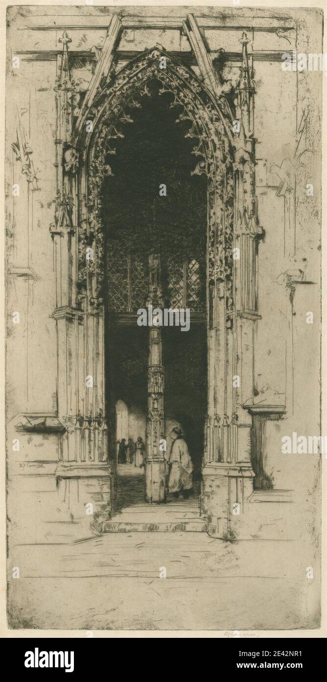 Sir David Young Cameron, 1865â€“1945, British, The North Porch ...