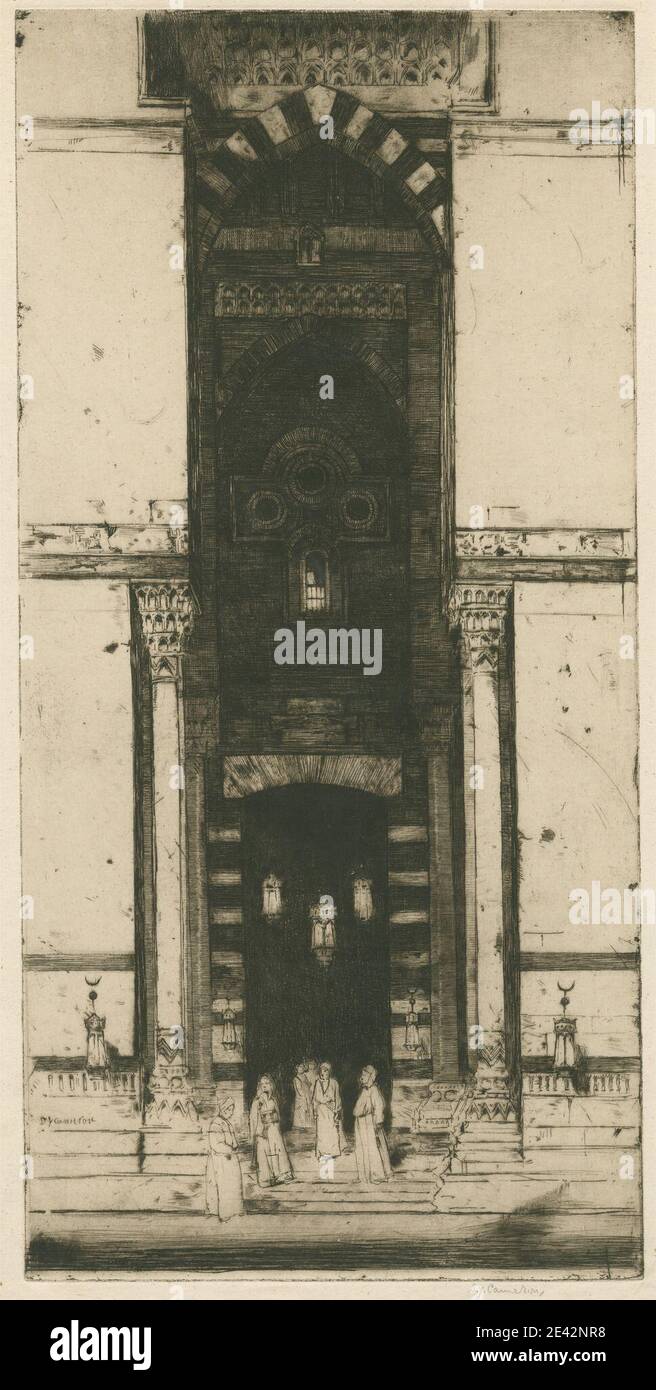 Sir David Young Cameron, 1865â€“1945, British, The Mosque Doorway ...