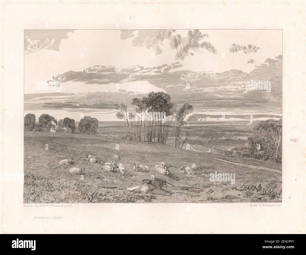 Print made by William Bernard Cooke, 1778â€“1855, British, Crowhurst ...