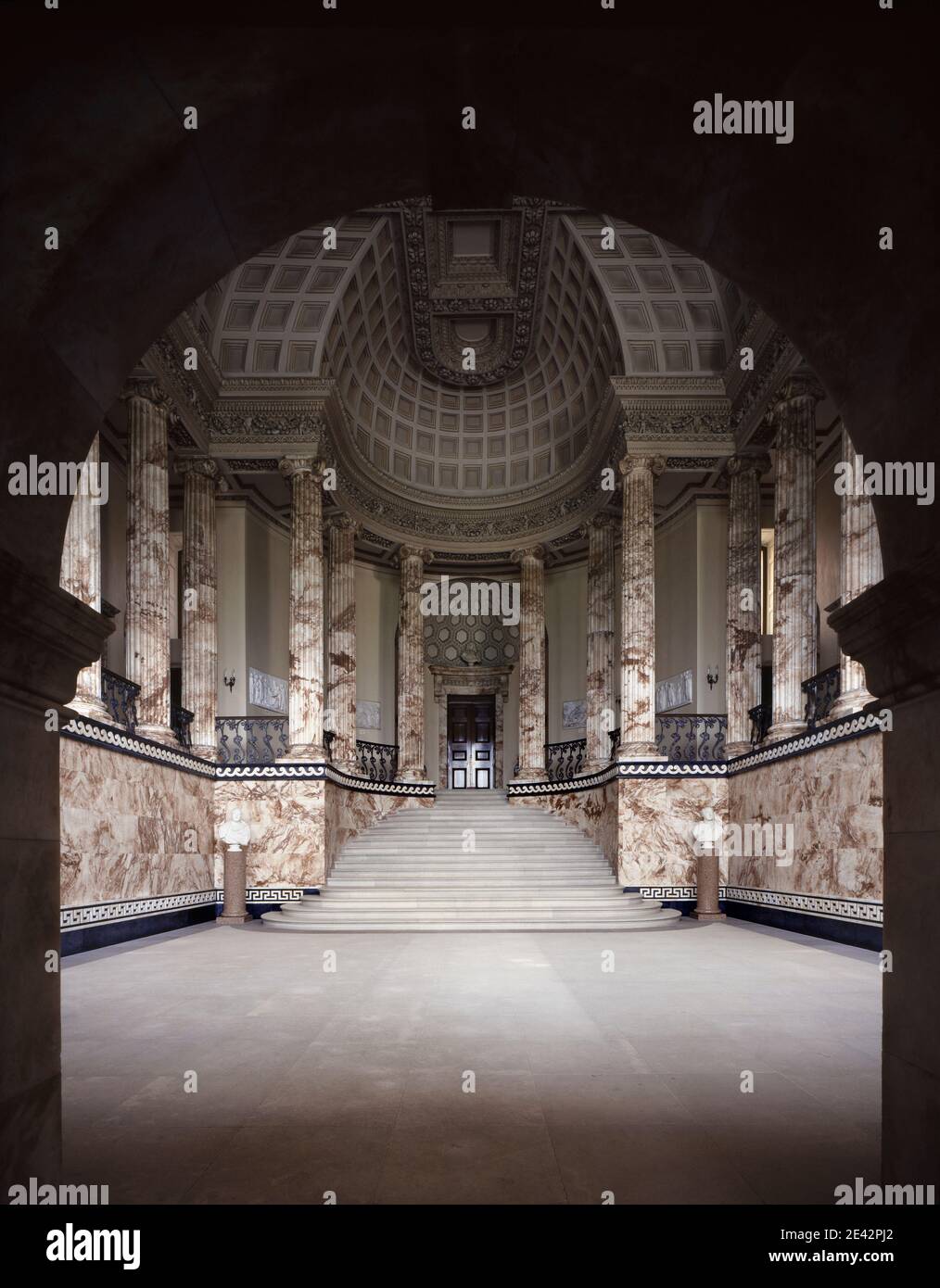Holkham hall marble hall hi-res stock photography and images - Alamy