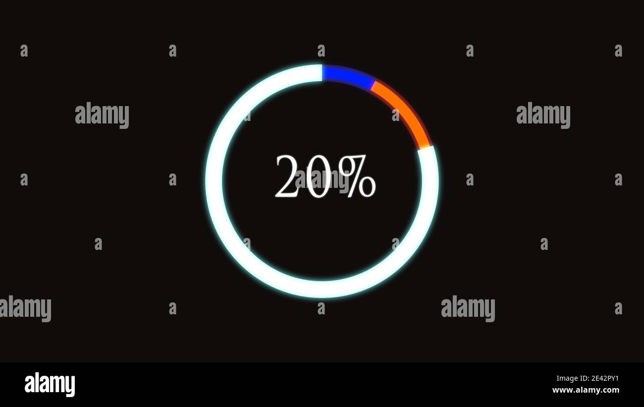 Download upload loading process procents, hi tech infographic element ...