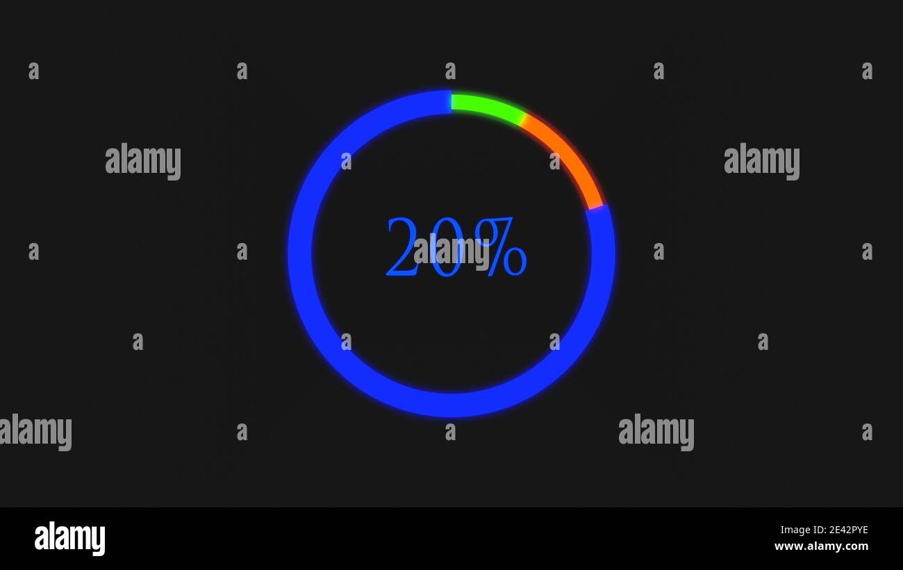 Download upload loading process procents, hi tech infographic element ...