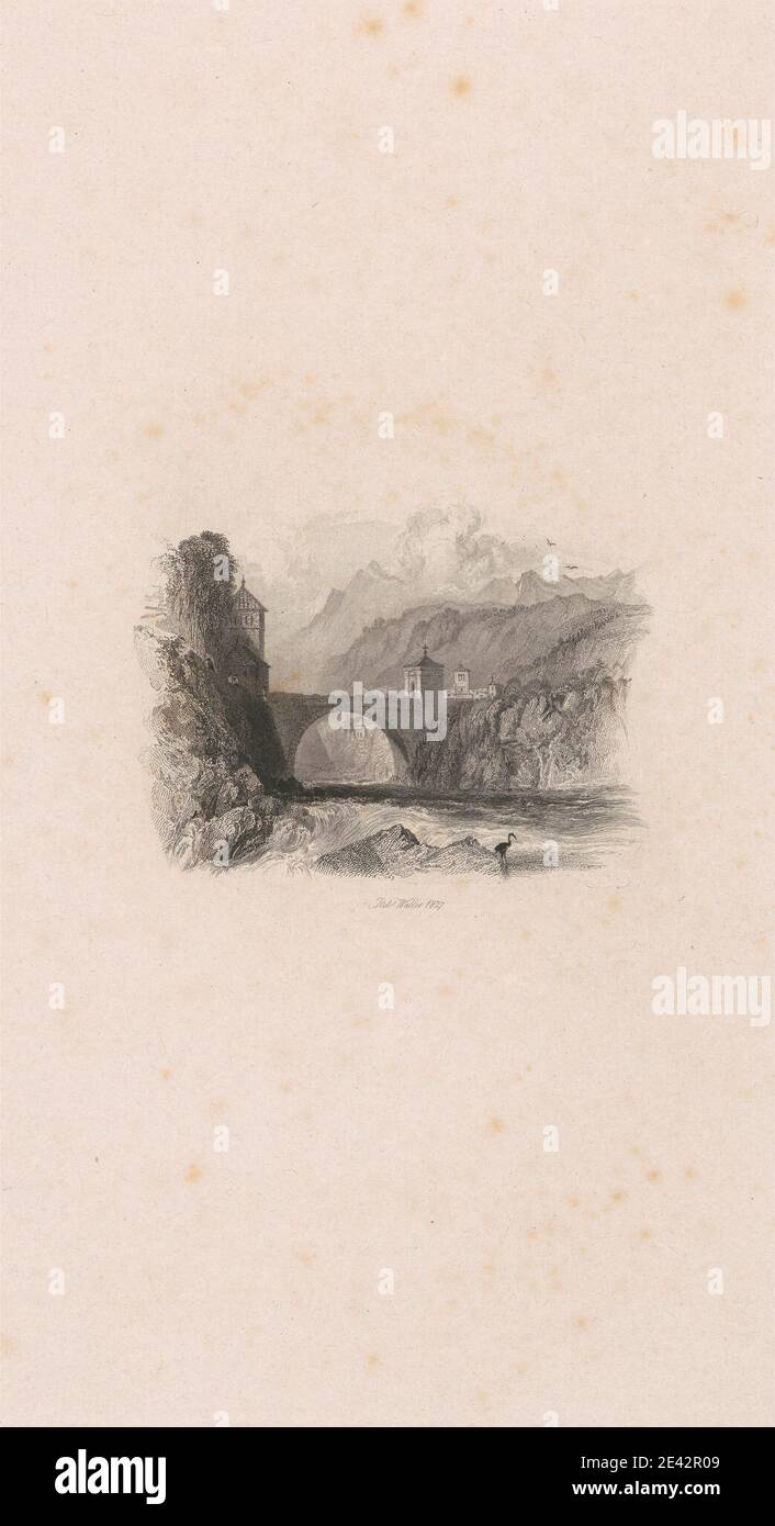 Print made by Robert Wallis, 1794â€“1878, British, St. Maurice, 1827 ...