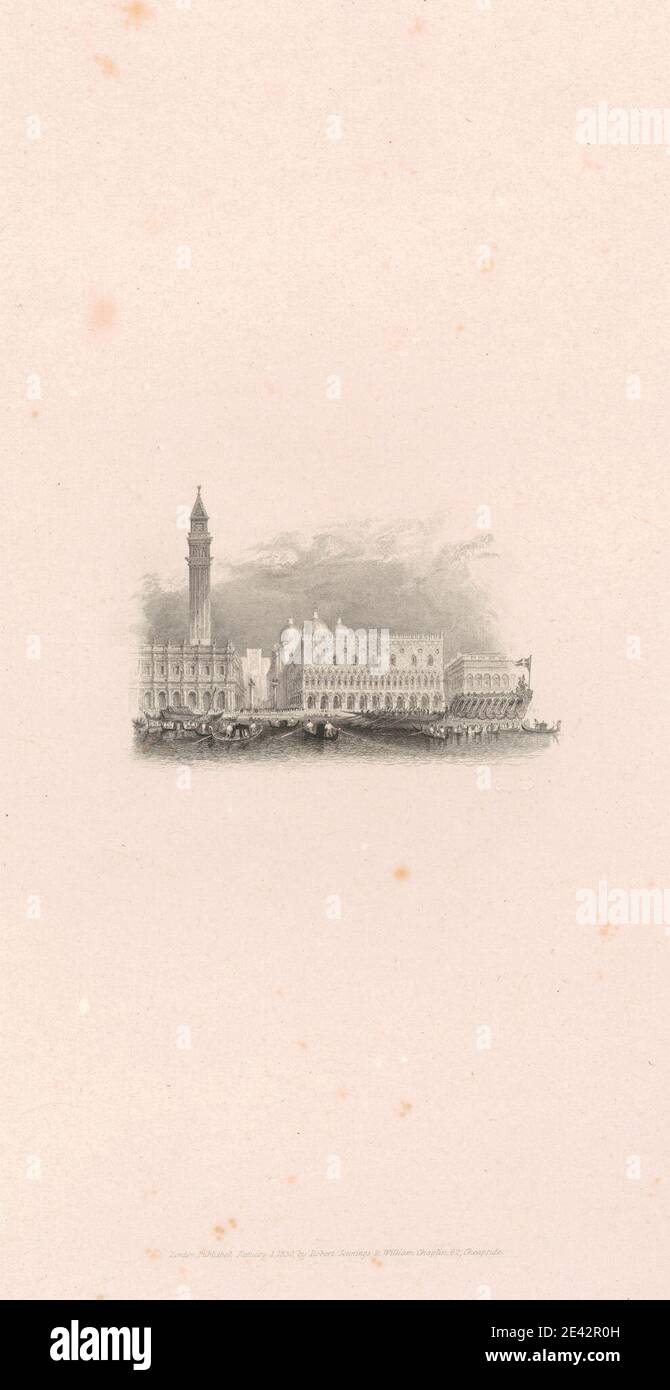 Print made by Edward Goodall, 1795â€“1870, British, Venice, 1830 ...