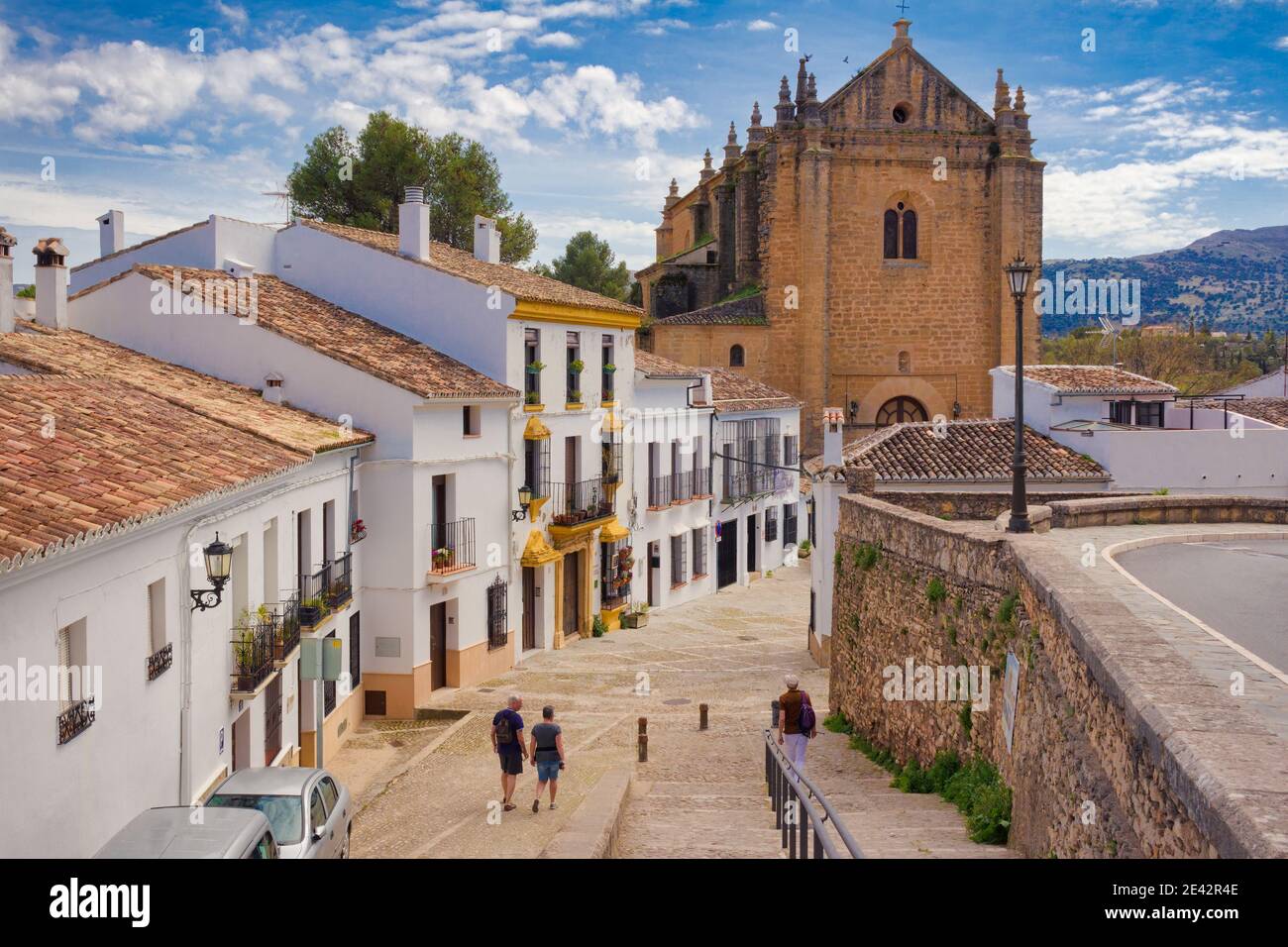 Ronda, Andalucia, Spain: View of the street Cuesta de images de Ronda ...