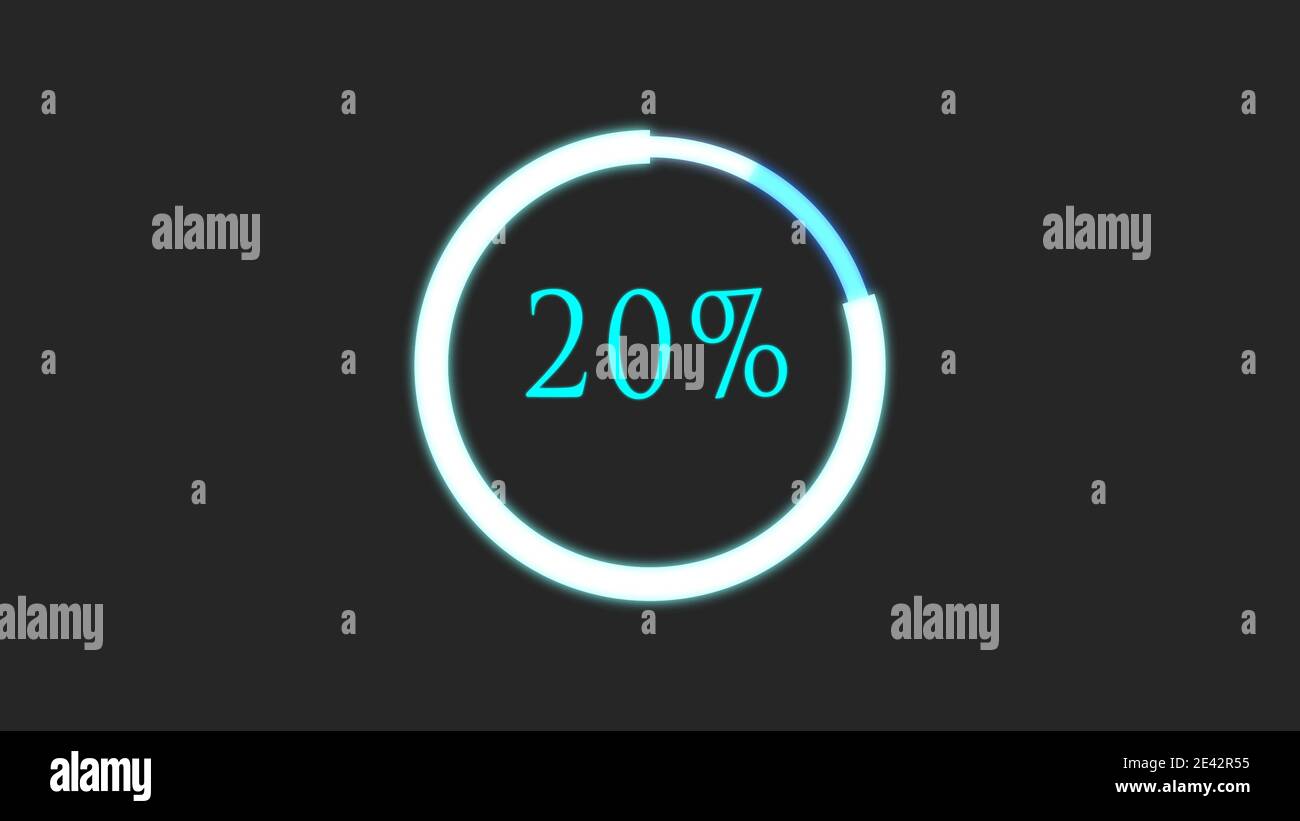 Download upload loading process procents, hi tech infographic element ...