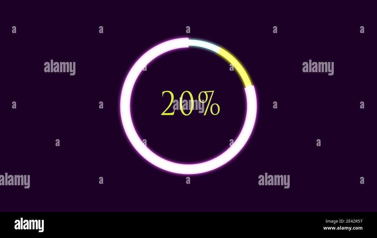 Download upload loading process procents, hi tech infographic element ...
