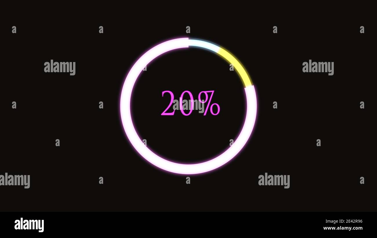 Download upload loading process procents, hi tech infographic element ...