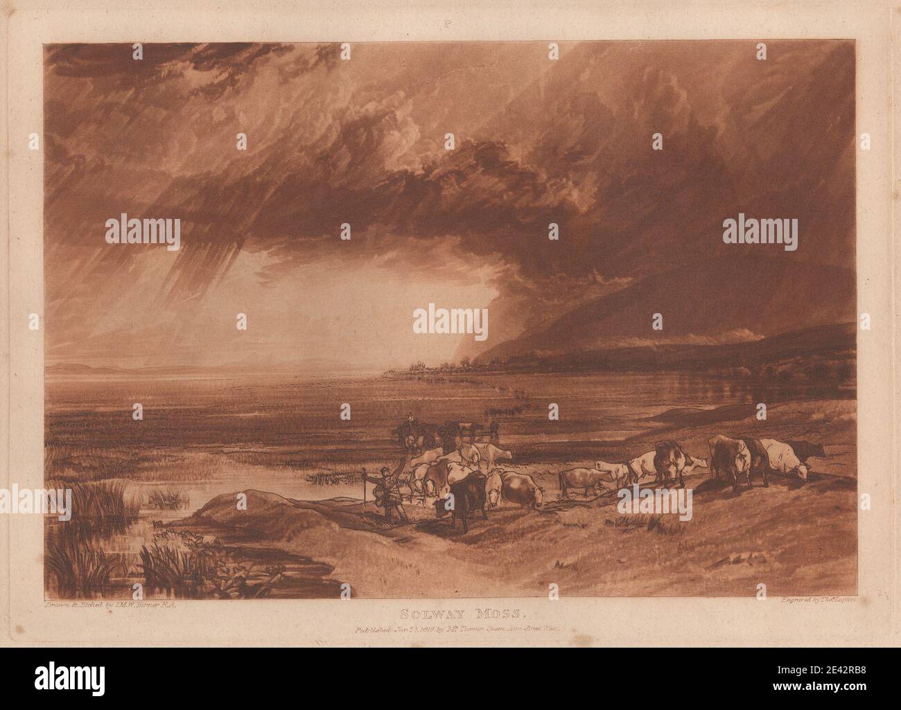 Etched by Joseph Mallord William Turner, 1775â€“1851, British, Solway ...