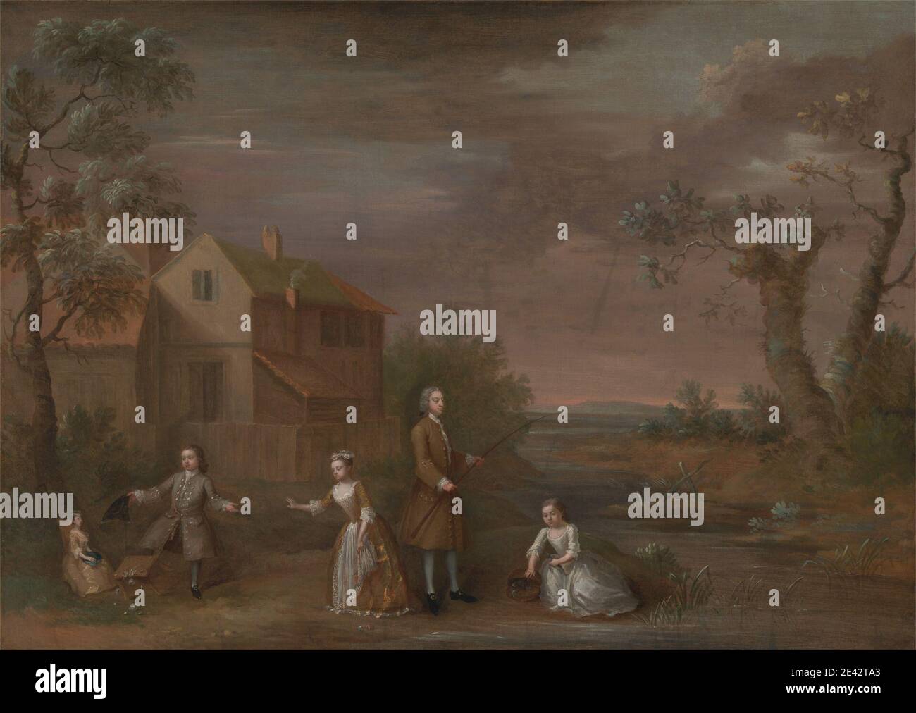 Unknown artist, eighteenth century, A Family Group Called 'The Stafford ...