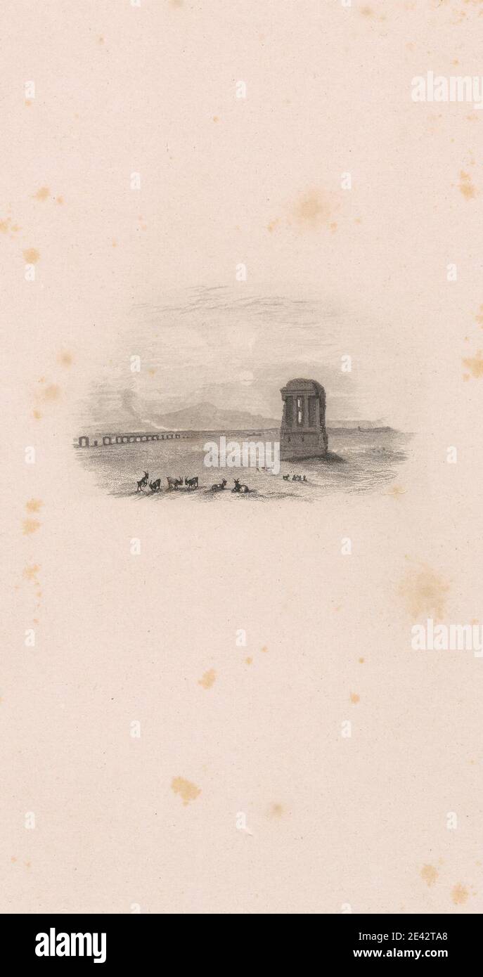 Print made by Edward Goodall, 1795â€“1870, British, The Campagna of ...