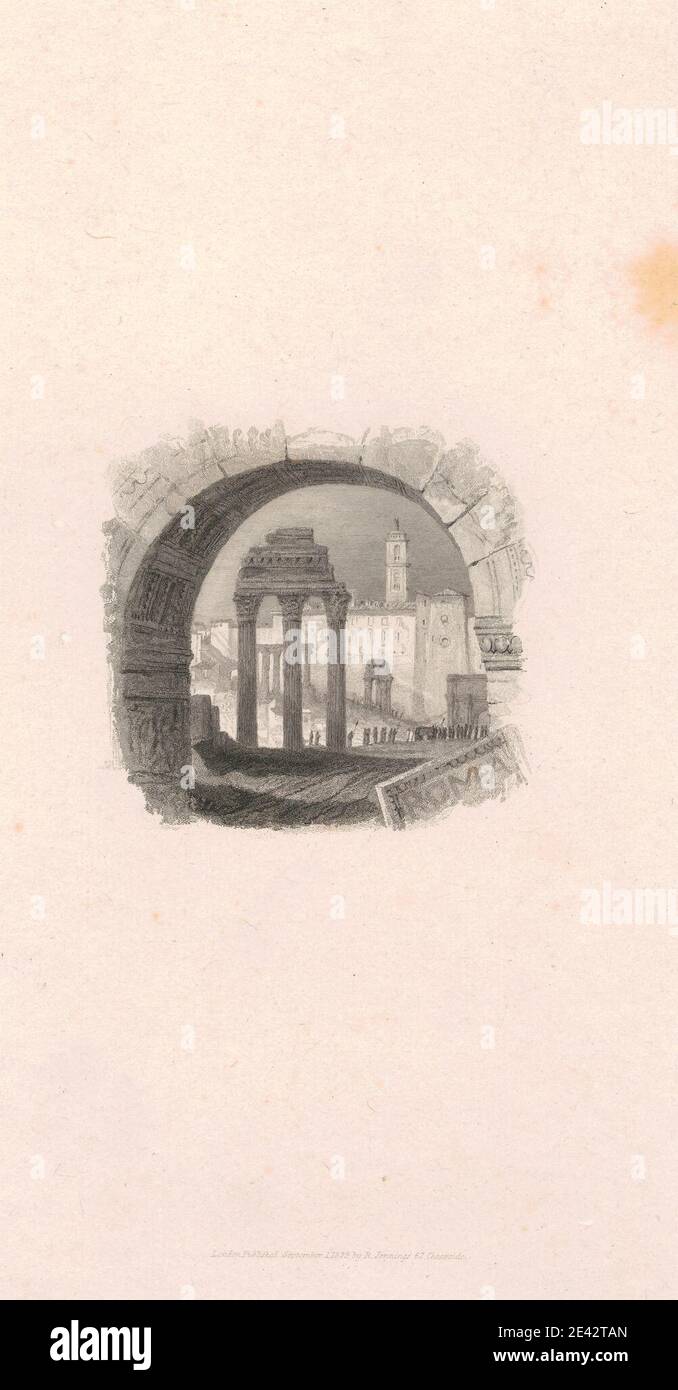 Print made by Edward Goodall, 1795â€“1870, British, The Forum, 1830 ...