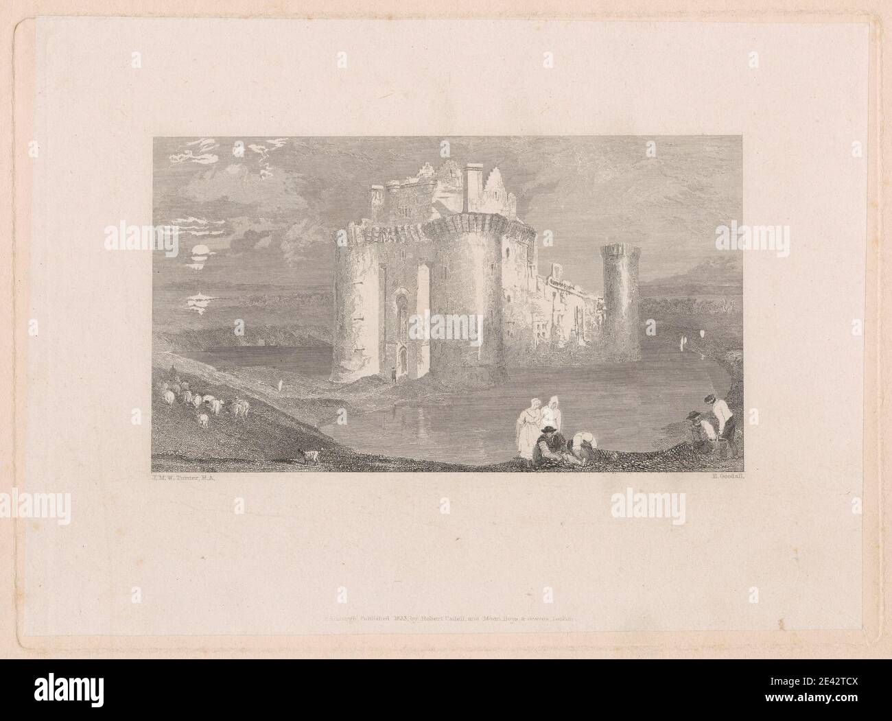 Edward Goodall, 1795â€“1870, British, Caerlaverock Castle, 1834 ...