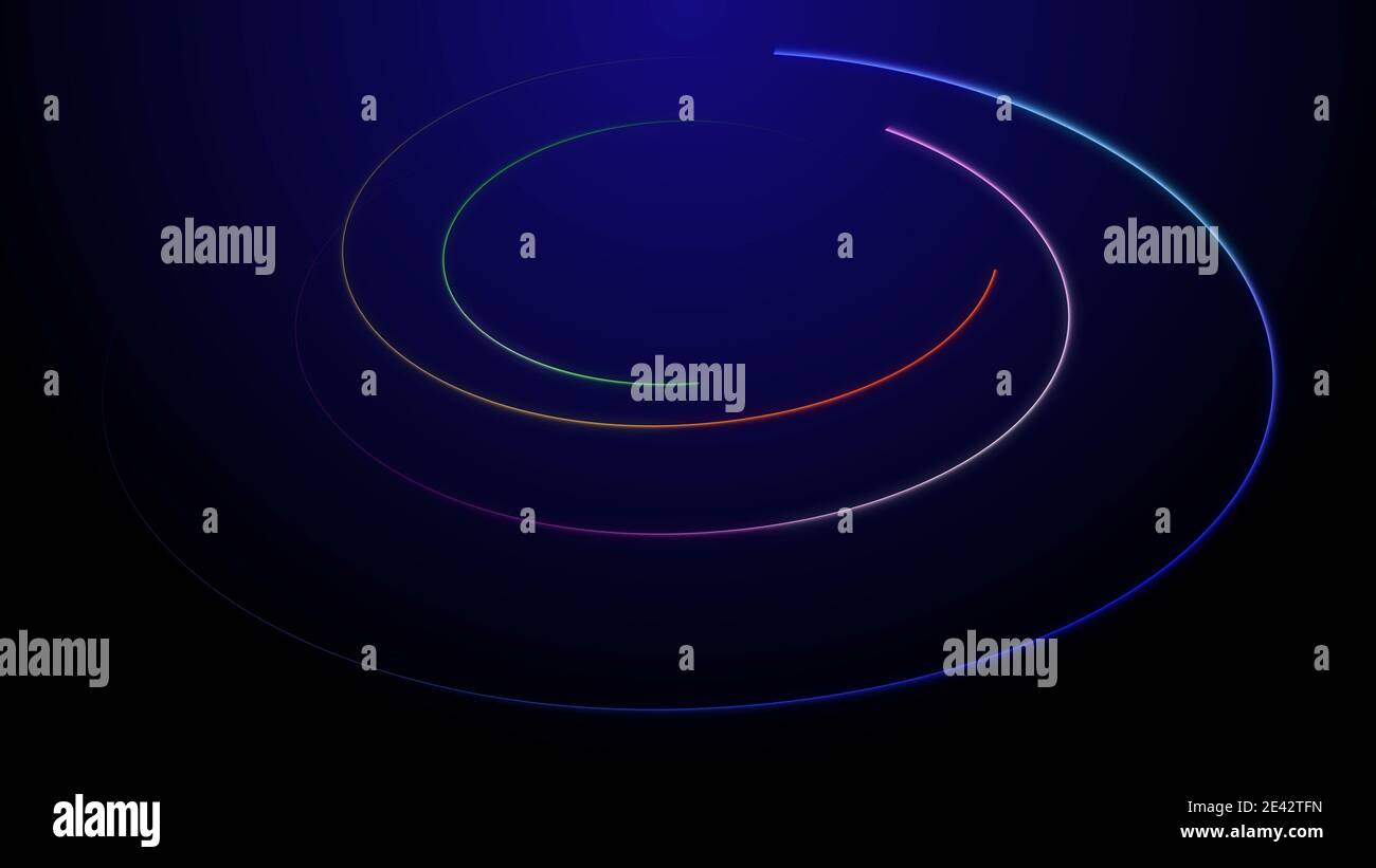 Hi Tech network hud circle lines spiral for your logo projects ...