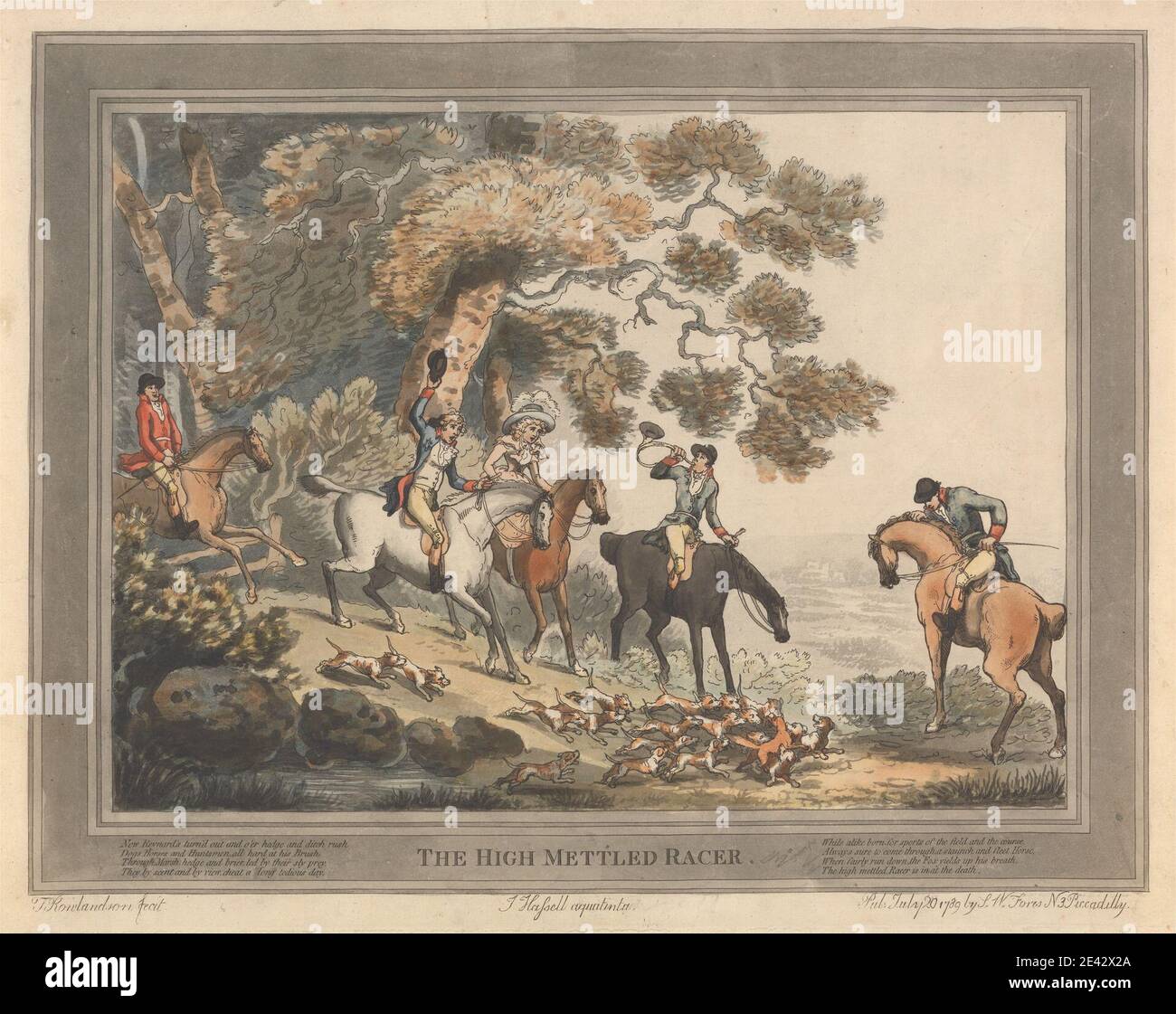 John Hassell, 1767â€“1825, British, Racing [set of four]: The High ...