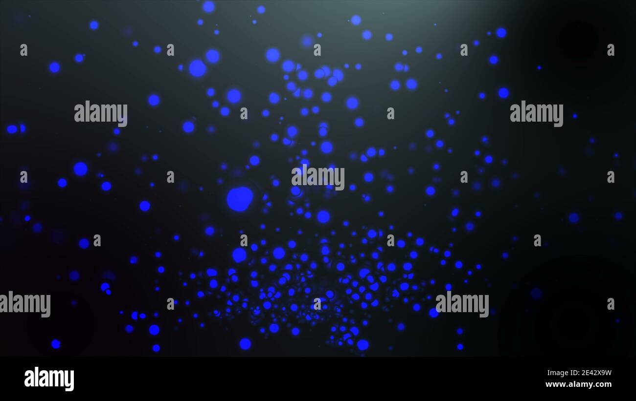 Abstract particles Creative graphic. On black background particles ...