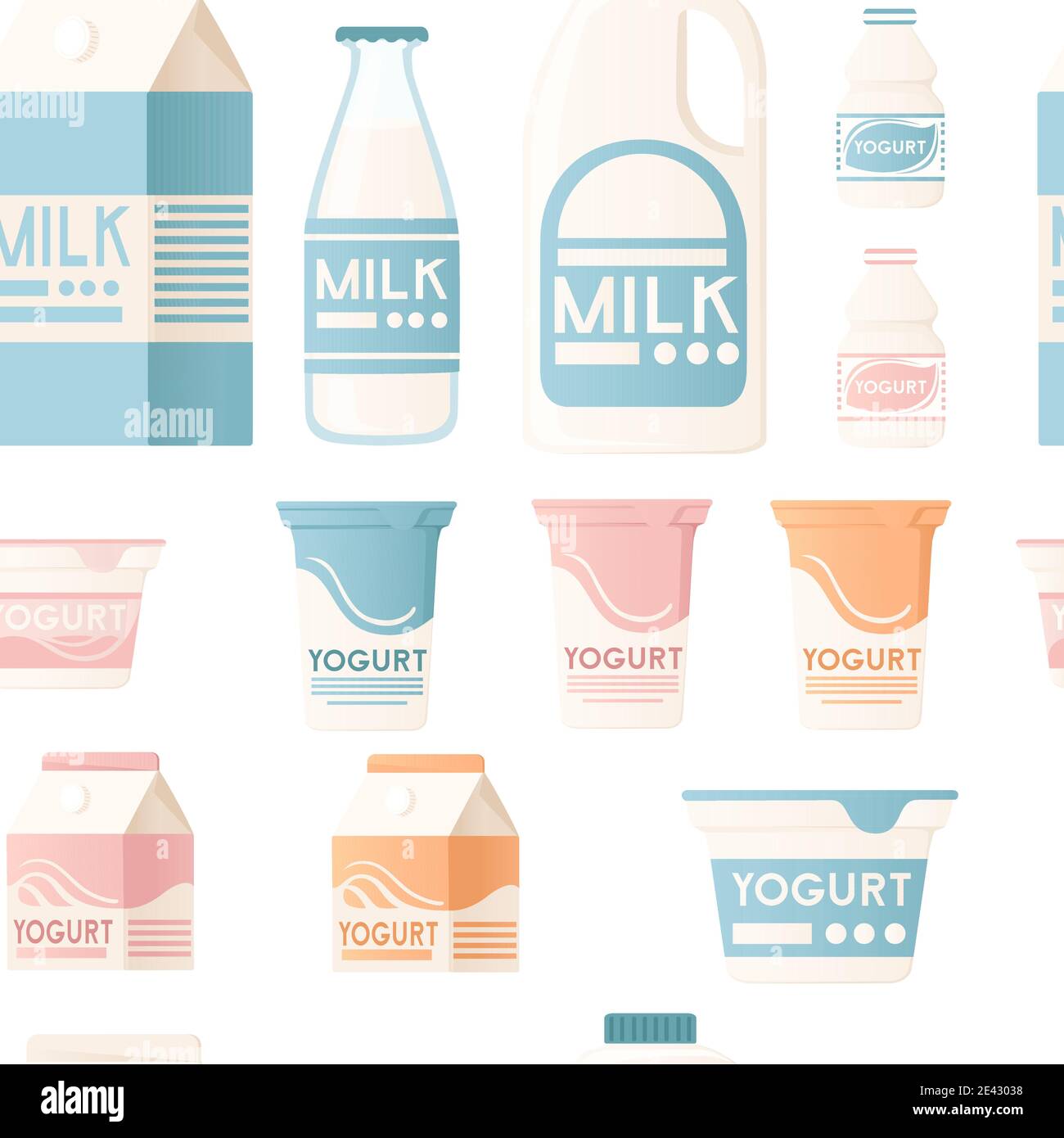 Packaging Types Vector Seamless Pattern Stock Vector Image & Art - Alamy