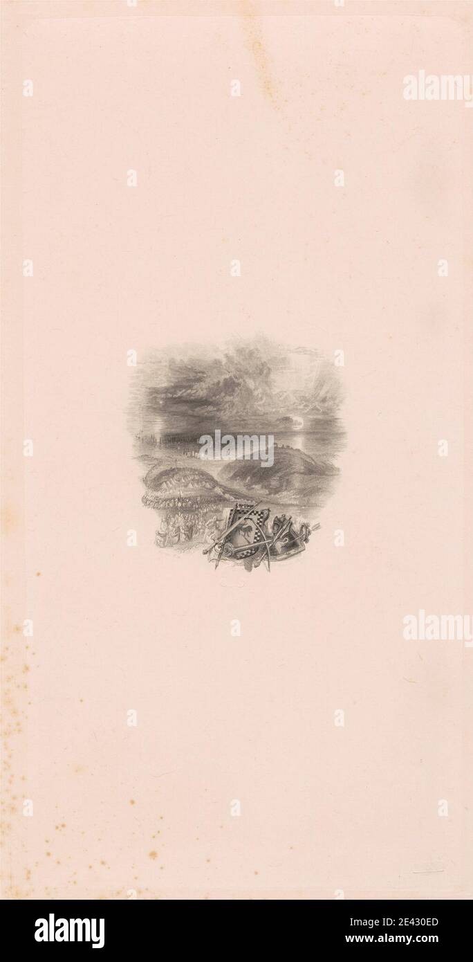 Edward Goodall, 1795â€“1870, British, Camp Hill, Hastings, 1837. Line ...