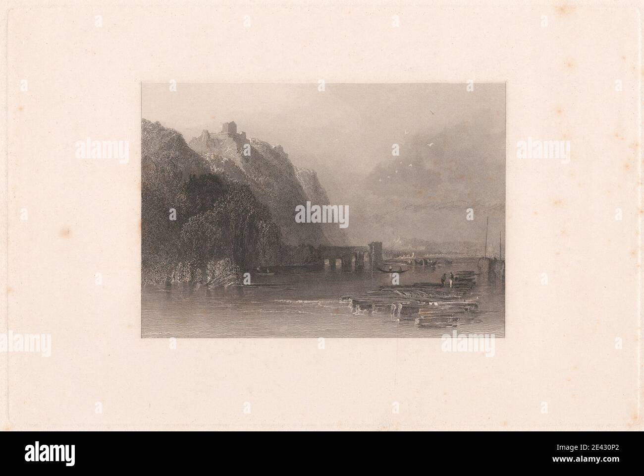 Robert Brandard, 1805â€“1862, British, Chateau Hamelin, 1833. Line ...