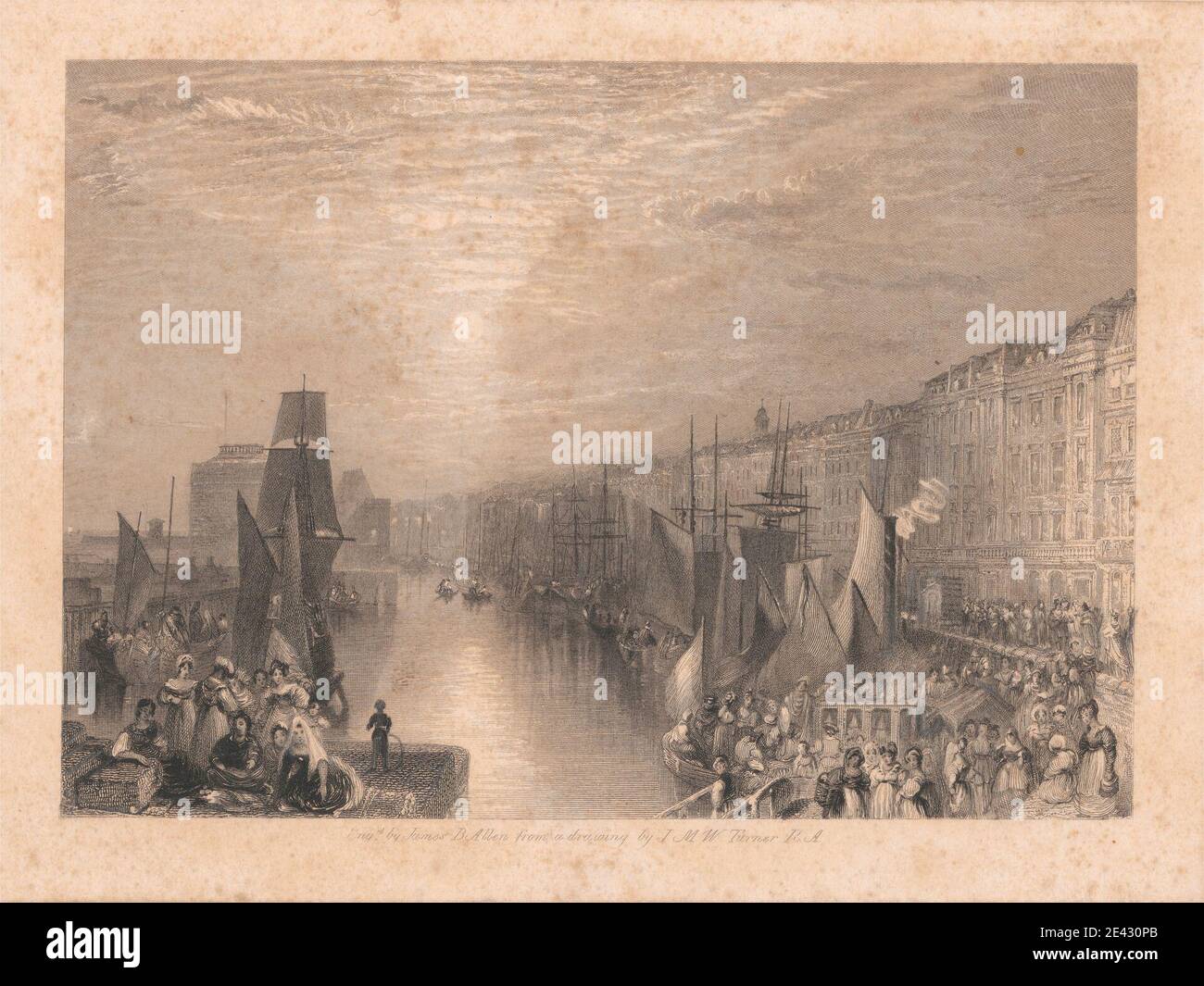 James Baylis Allen, 1803â€“1876, British, Havre, 1834. Line engraving ...