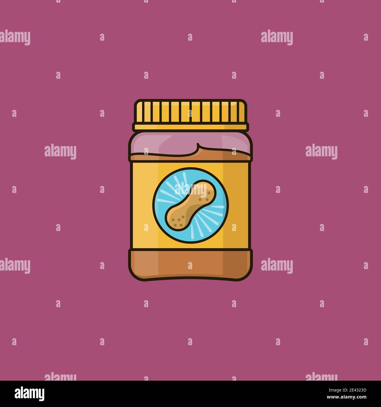 Jar of peanut butter vector illustration for Peanut Day on September 13 ...